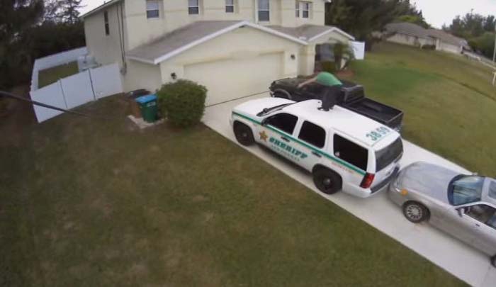 Video of Florida man dancing on patrol vehicle, 'fending off vampires ...